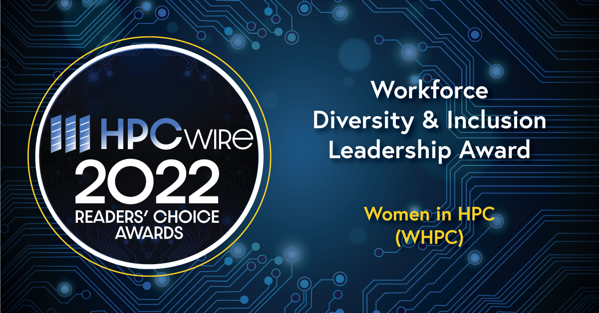 WHPC Shares HPCWire's Diversity and Inclusion Award! - WHPC