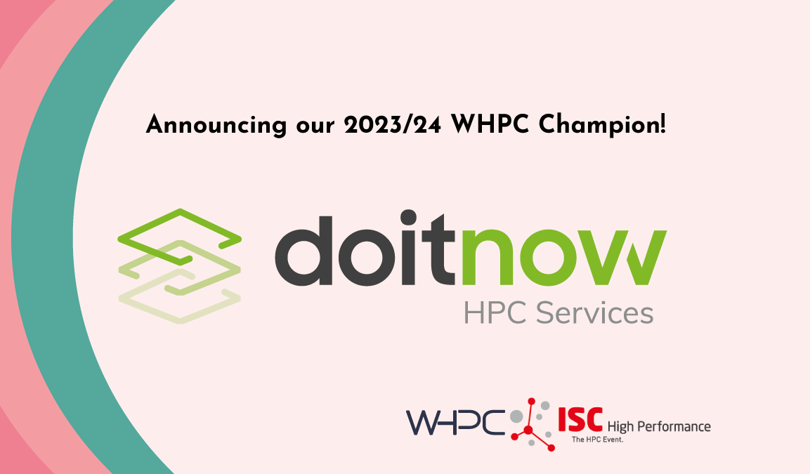 Do IT Now becomes Women in HPC Champion - WHPC
